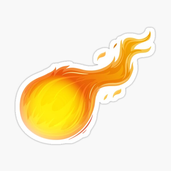 "Fireball" Sticker for Sale by FilipeFerreira | Redbubble