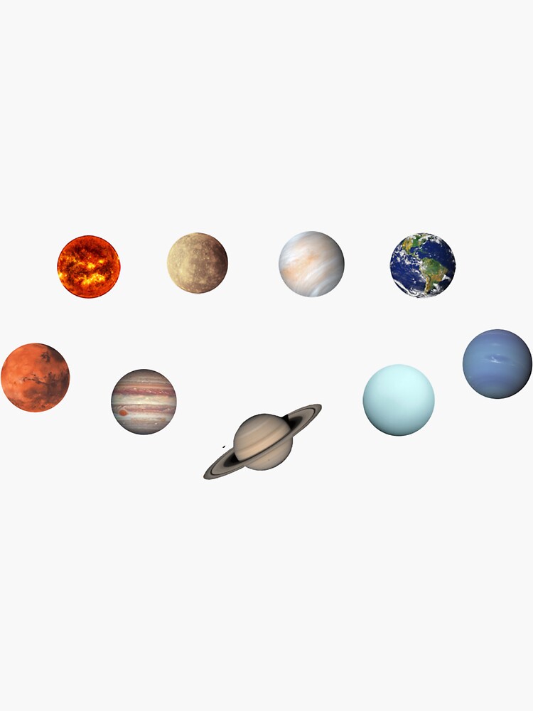 "Planet Sticker Pack" Sticker for Sale by meganhulser | Redbubble
