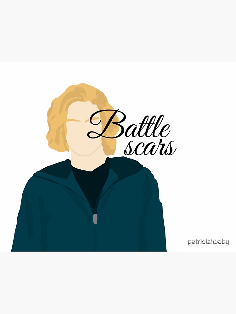 "Jasper Cullen “battle scars”" Sticker for Sale by petridishbaby ...