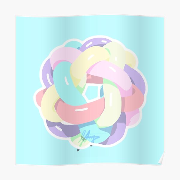 "Tangle Ball " Poster by GigiAugeArt | Redbubble