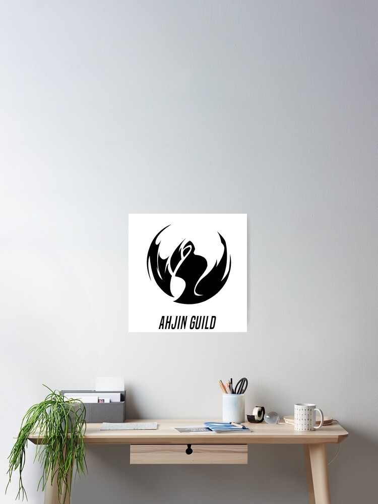 "Solo Leveling - Ahjin Guild Logo Black" Poster for Sale by AmyLohma ...