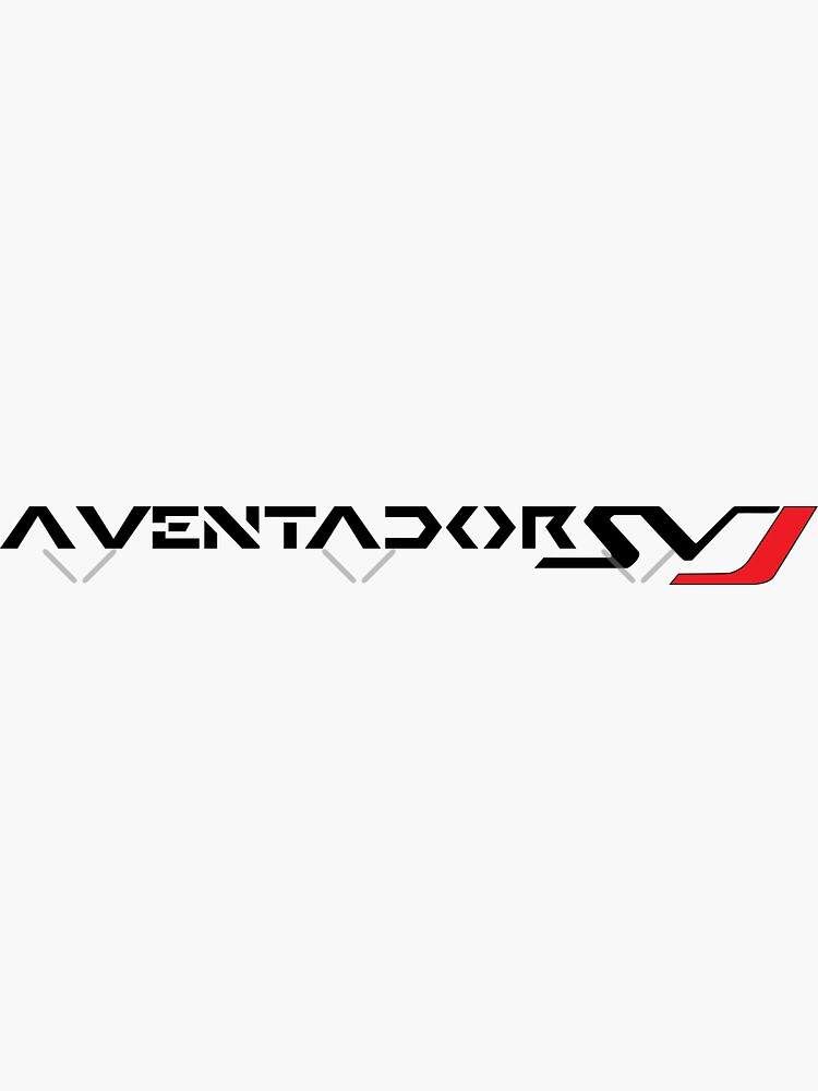 "Lamborghini Aventador SVJ 2021" Sticker for Sale by robetran | Redbubble