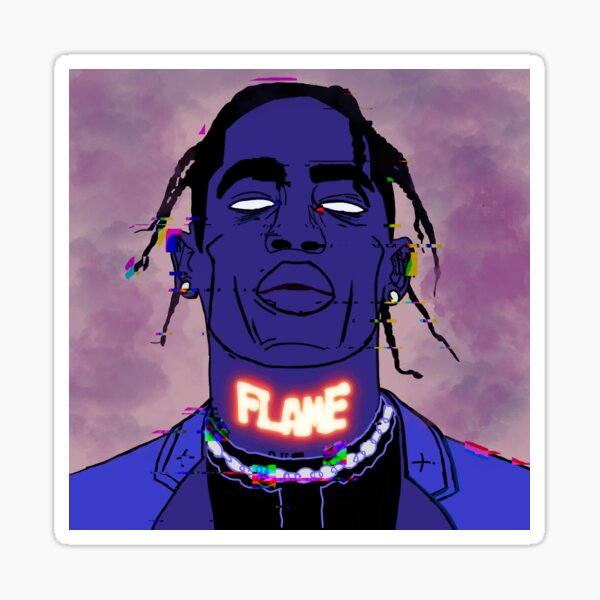"La Flame Reboot" Sticker for Sale by ebalogun64 | Redbubble