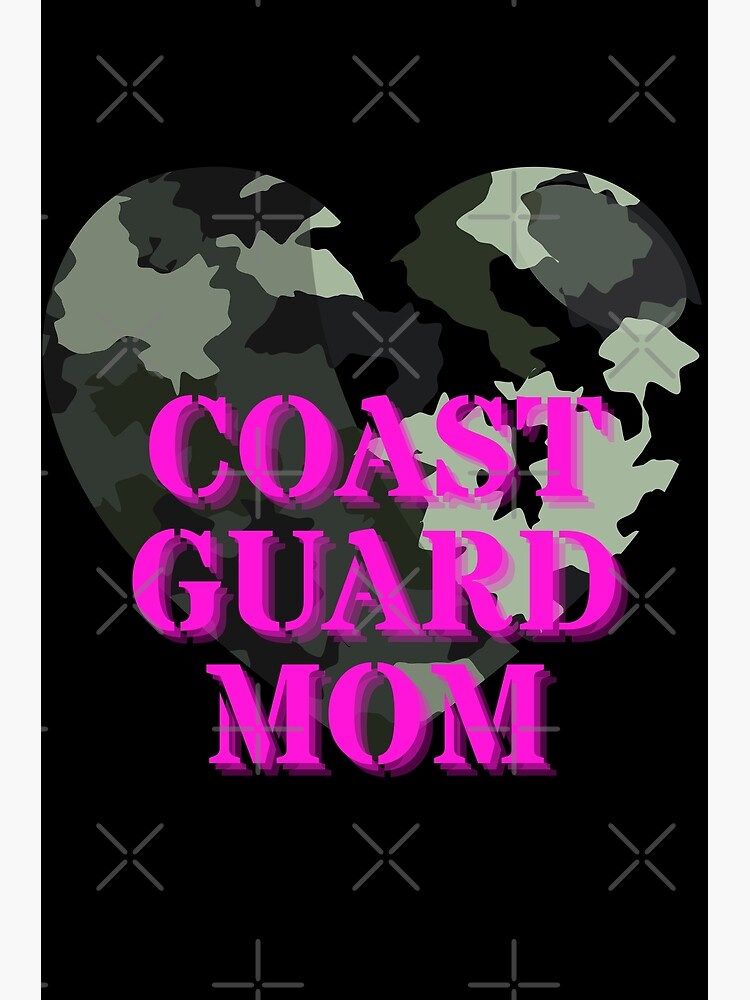 "COAST GUARD MOM" Poster for Sale by blm-bsc | Redbubble