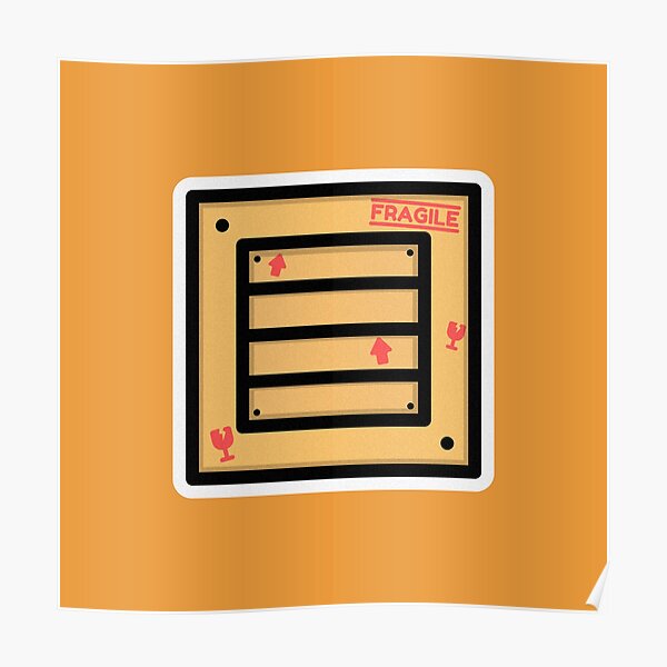 "SHIPPING CRATE" Poster by luke-a-doodles | Redbubble