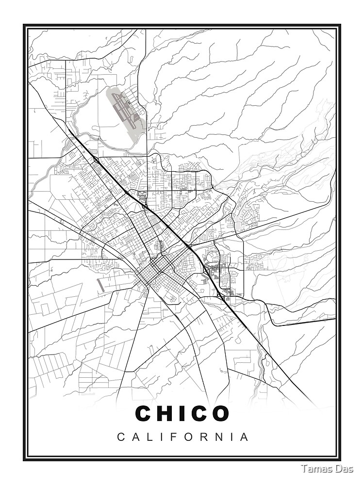 Chico California Map