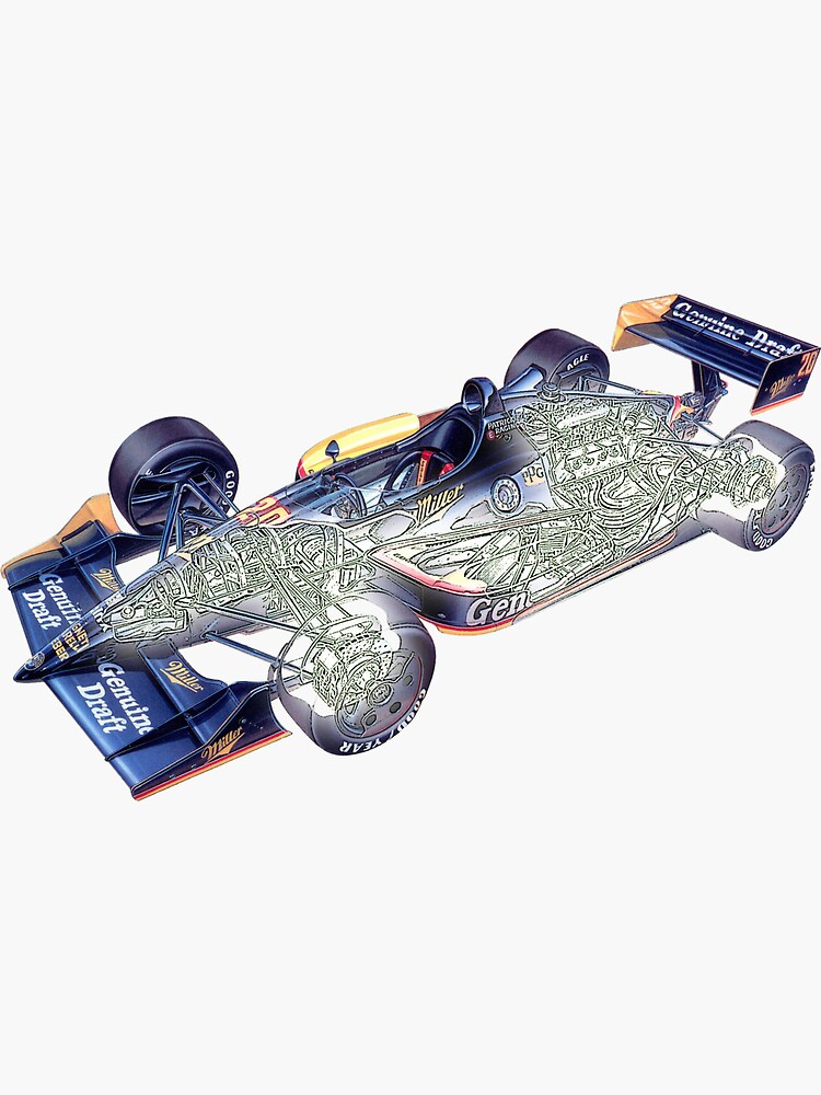 "Patrick racing 1990" Sticker for Sale by DrTigrou | Redbubble