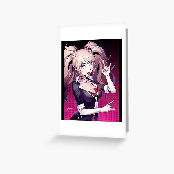 "Junko Enoshima" Greeting Card for Sale by pughjosep | Redbubble