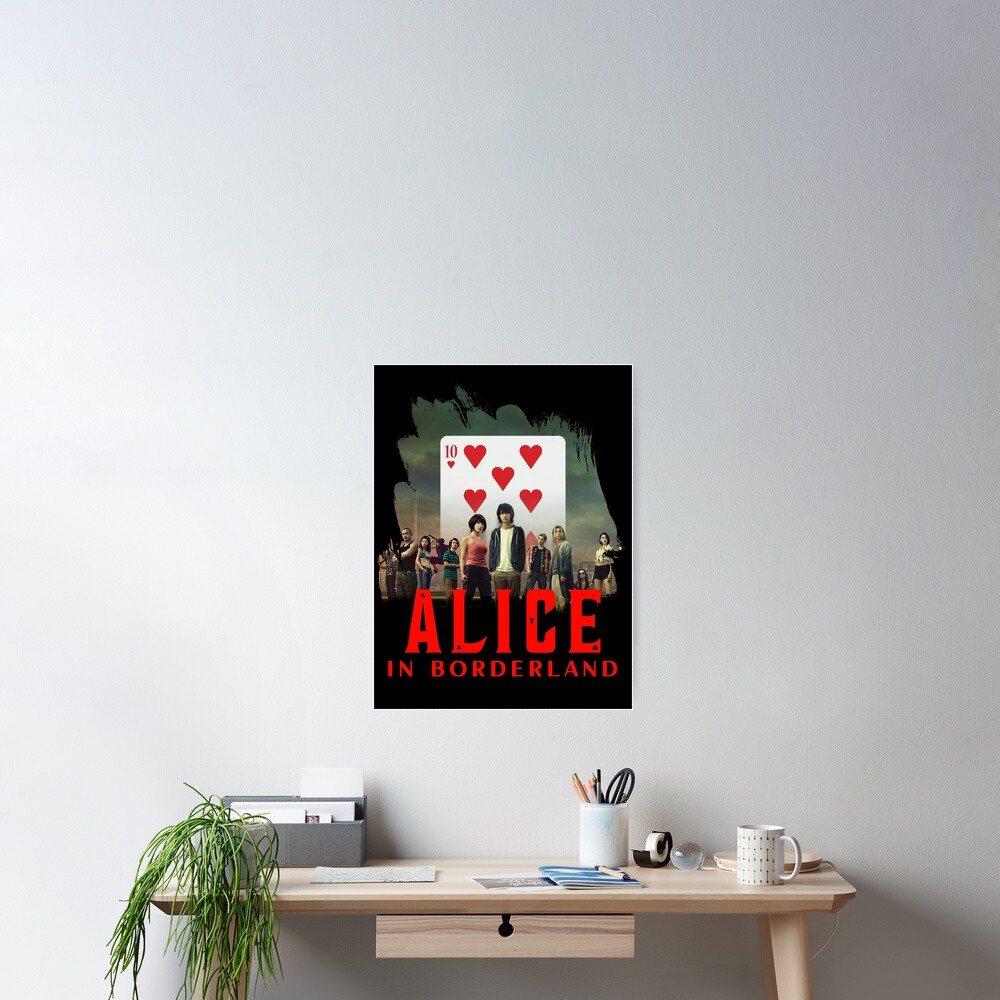 Póster «Camiseta Alice in Borderland» de Moulay-Issam | Redbubble