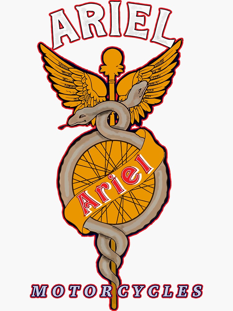 "Ariel Motorcycle Logo Classic" Sticker for Sale by allnewproducts ...