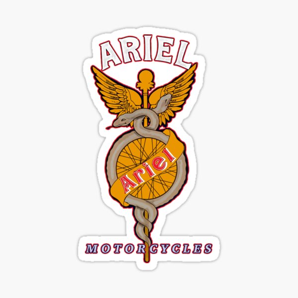 "Ariel Motorcycle Logo Classic" Sticker for Sale by allnewproducts ...