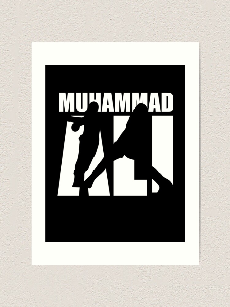 "Muhammad Ali The Greatest-Text logo" Art Print by Artthree | Redbubble