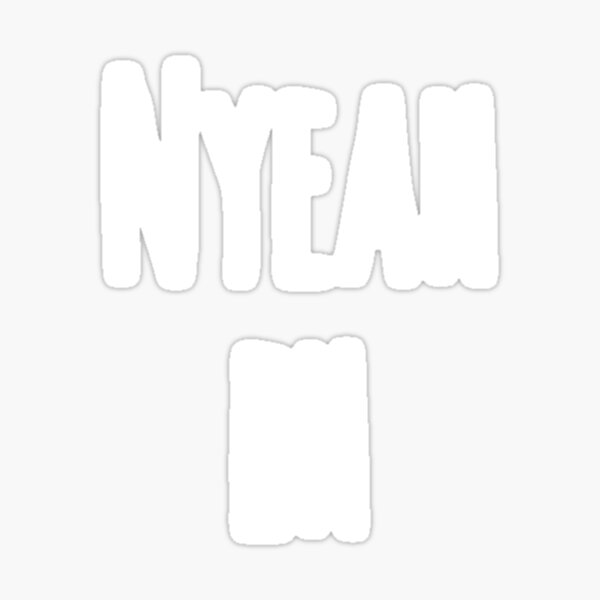 "Nyeah eh!" Sticker for Sale by Akshansh-jain | Redbubble