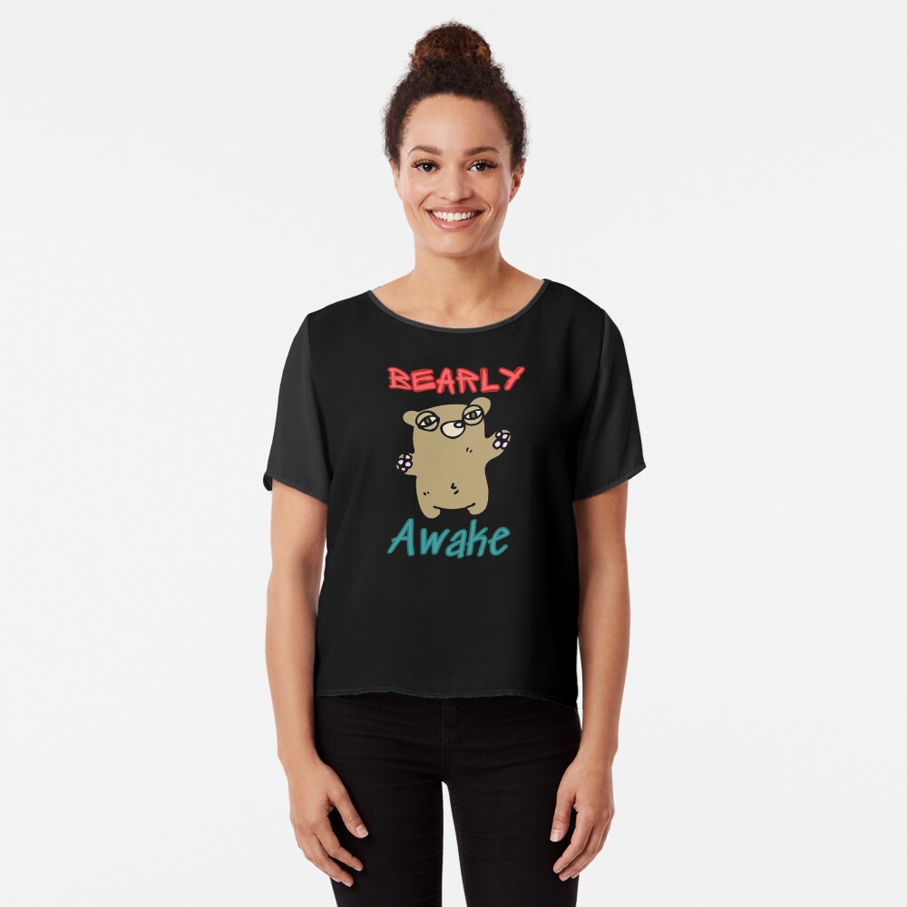 "Bearly Awake" Sticker for Sale by StephenMollie | Redbubble