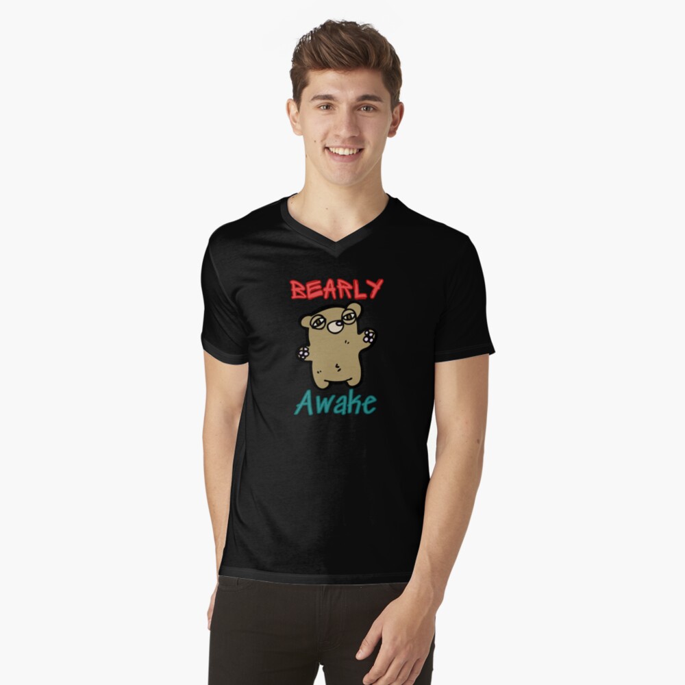 "Bearly Awake" Sticker for Sale by StephenMollie | Redbubble
