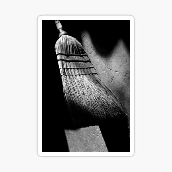 "Broom" Sticker for Sale by LaurieMinor | Redbubble