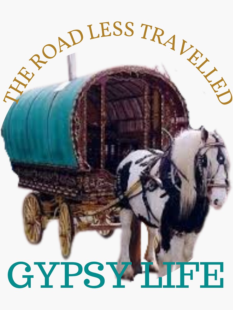 "GYPSY CARAVAN ," Sticker for Sale by amy greaves | Redbubble