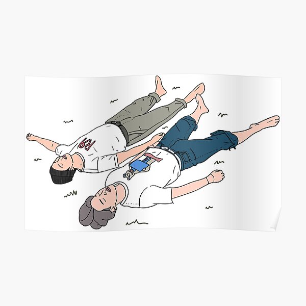 "BTS Jimin and V" Poster for Sale by giovanadebona | Redbubble