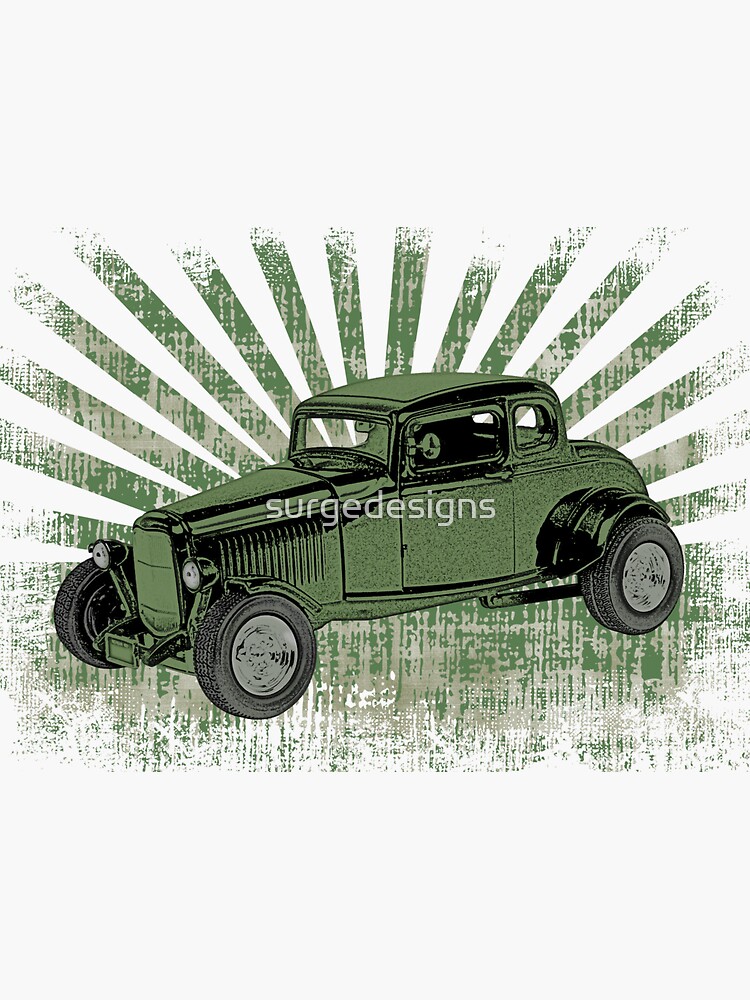 "1932 Ford Coupe Hot Rod " Sticker by surgedesigns | Redbubble
