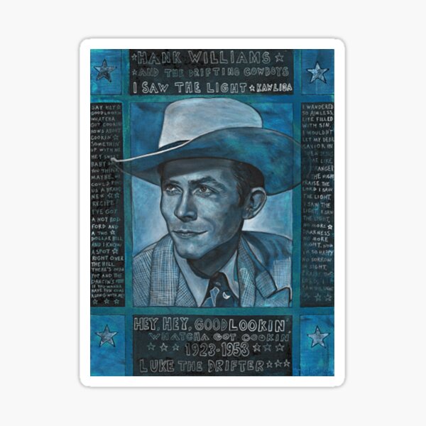 "Hank Hank in Blue" Sticker for Sale by abc22shirts | Redbubble