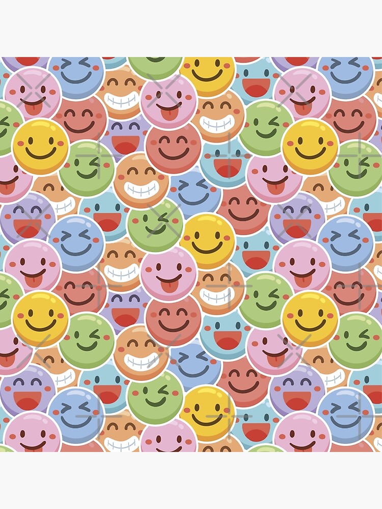 "Colorful Emojis" Poster for Sale by renju1902 | Redbubble