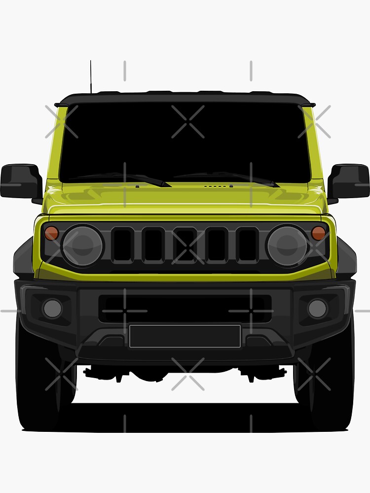 "Suzuki Jimny" Sticker for Sale by AUTO-ILLUSTRATE | Redbubble
