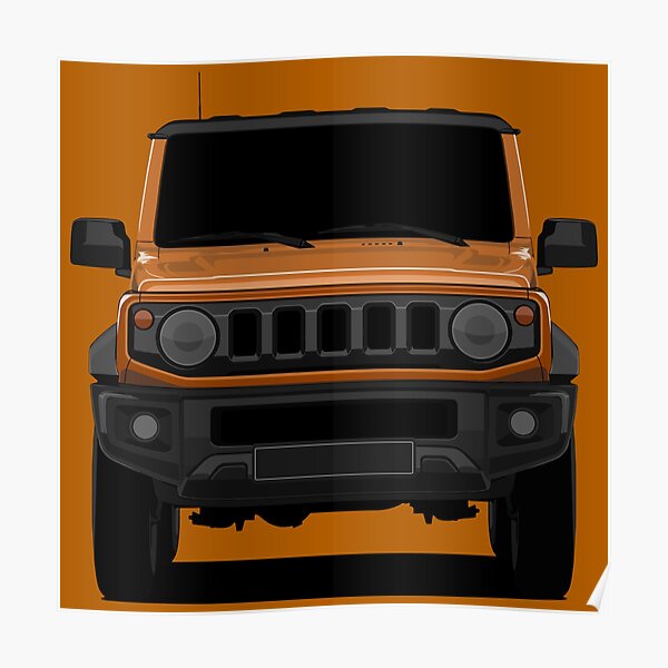 "Suzuki Jimny" Poster by AUTO-ILLUSTRATE | Redbubble