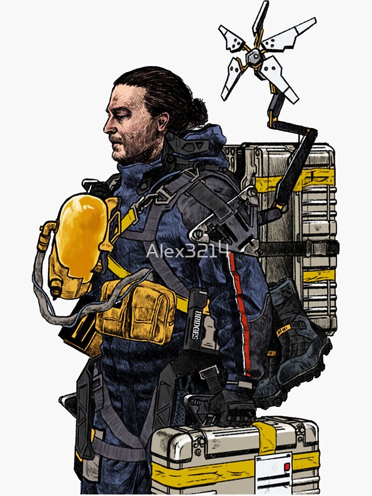 "Death Stranding Drawing " Sticker for Sale by Alex3214 | Redbubble
