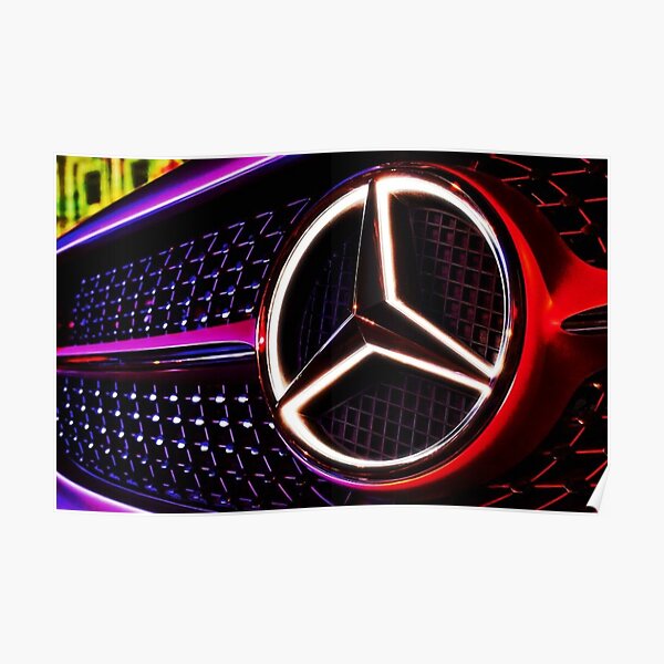 Mercedes Benz Logo Posters | Redbubble