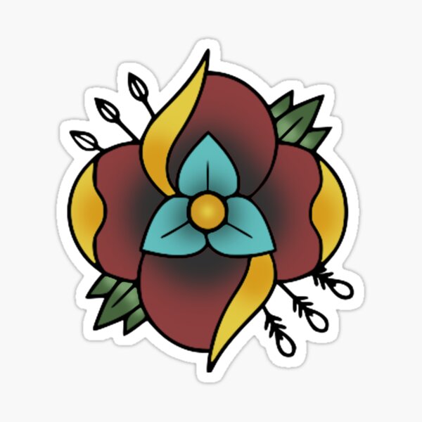 "Flower" Sticker by calebrobinson | Redbubble