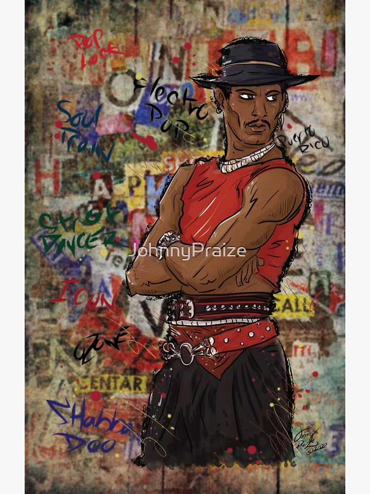 "Shabba Doo Street Dancer " Sticker for Sale by JohnnyPraize | Redbubble
