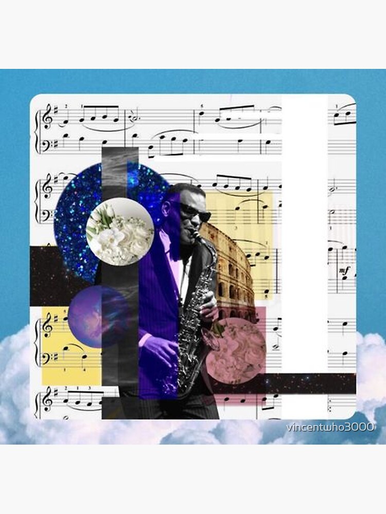 " Ray Charles poster " Sticker for Sale by vincentwho3000 | Redbubble