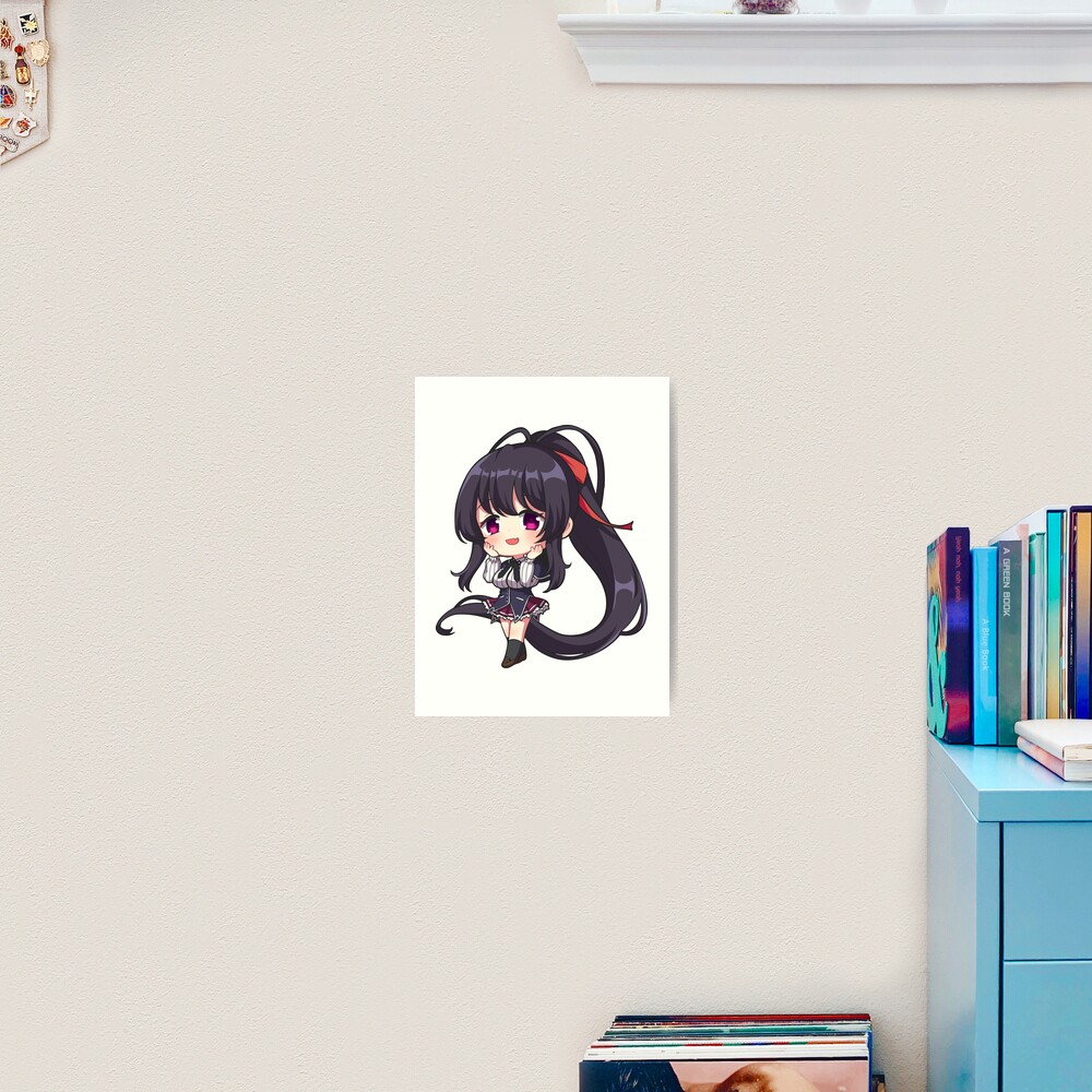 "Akeno Chibi" Poster for Sale by Nerd189 | Redbubble