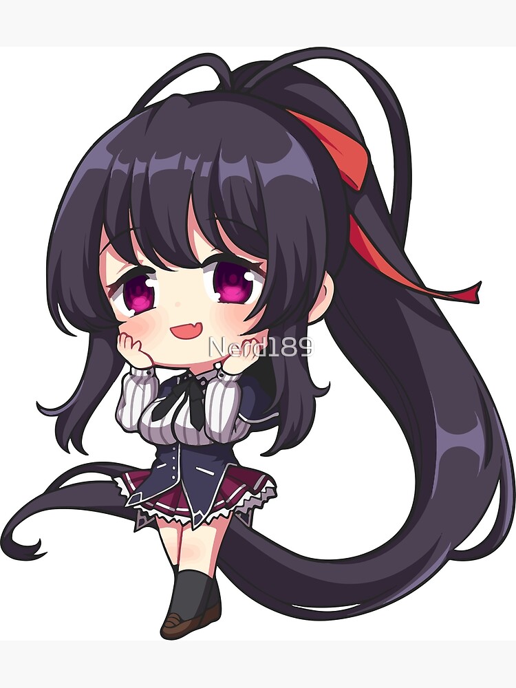 "Akeno Chibi" Poster for Sale by Nerd189 | Redbubble