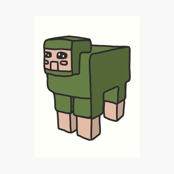 Minecraft Sheep Art Prints | Redbubble