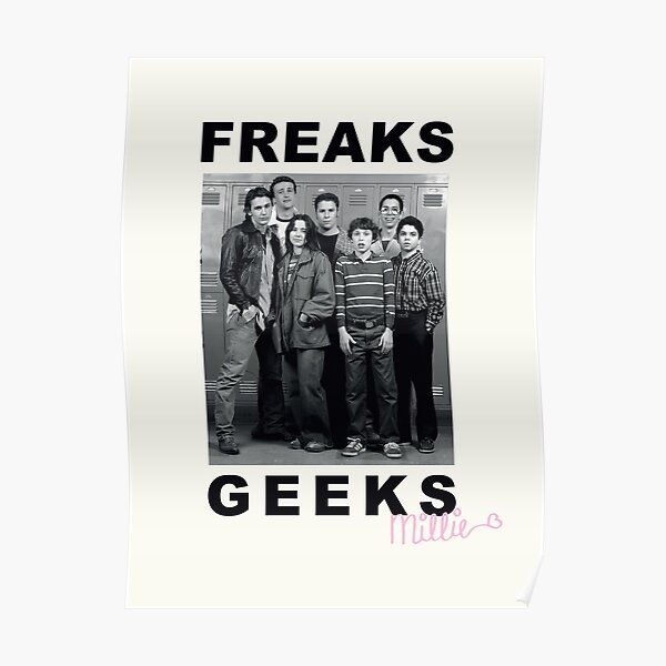 "Freaks & Geeks" Poster for Sale by pelicanflytees | Redbubble