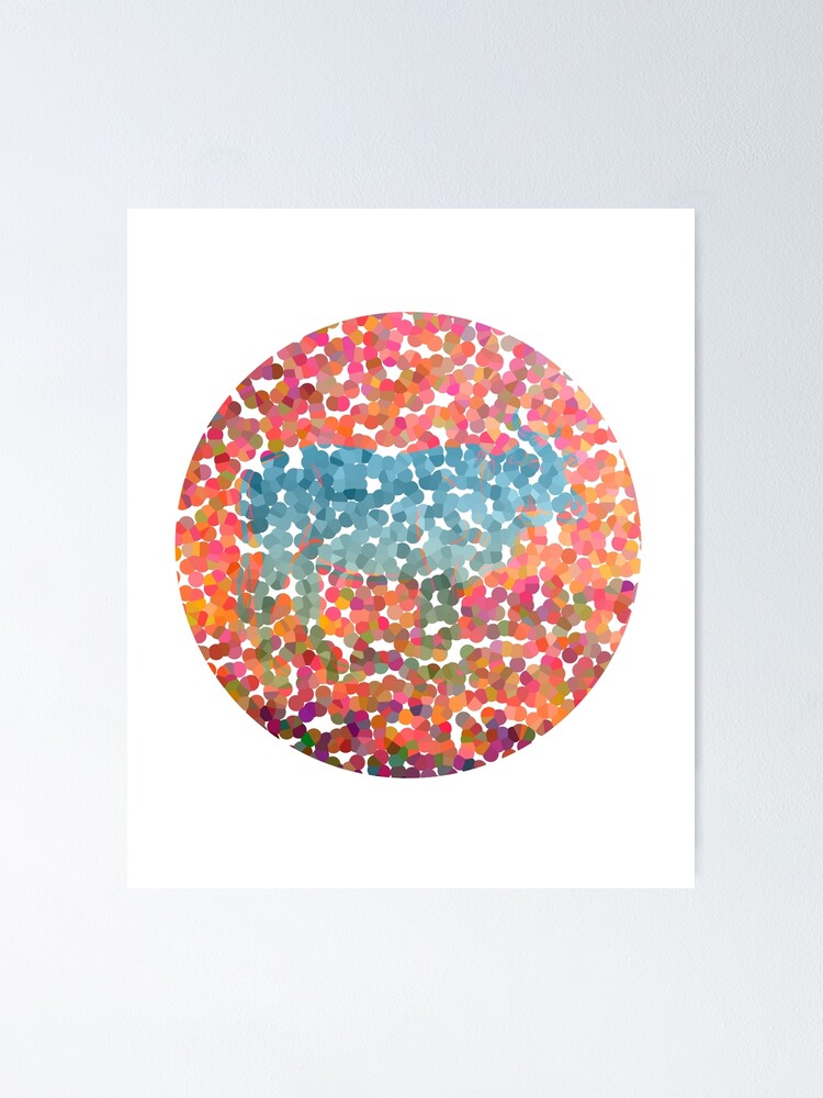 "Colour Test / Color Blind Test" Poster for Sale by ReshenNY | Redbubble