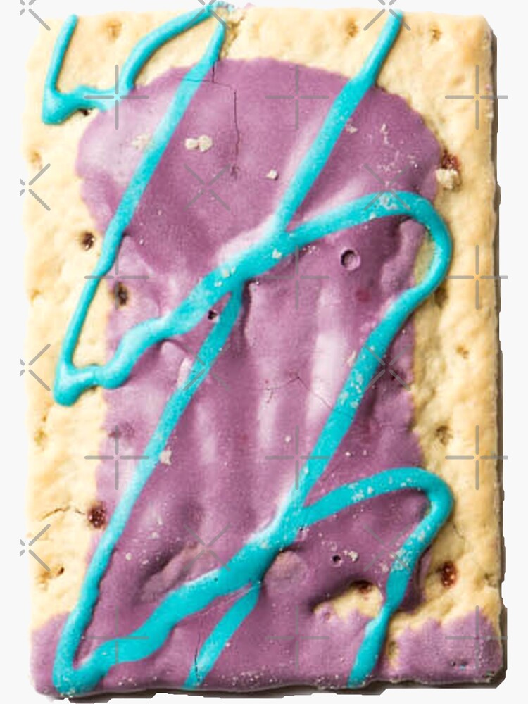 "Toaster Pastry with Blueberry Frosting" Sticker for Sale by Darcy777 ...