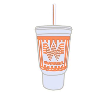 "Whataburger Cup" Sticker for Sale by jbugdesigns | Redbubble