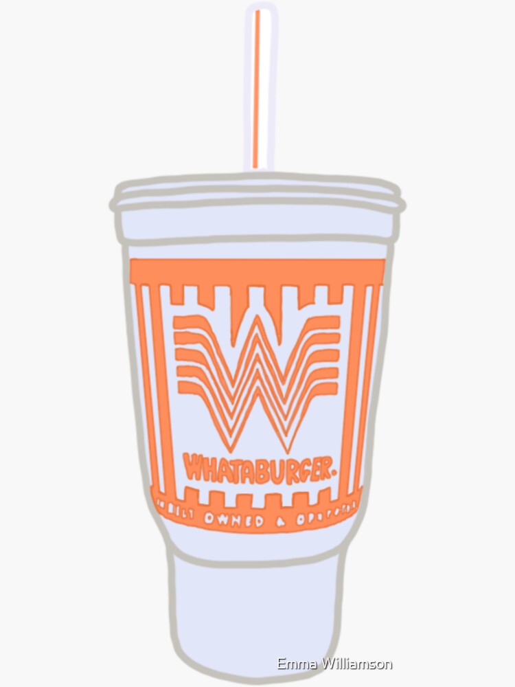 "Whataburger Cup" Sticker for Sale by jbugdesigns | Redbubble