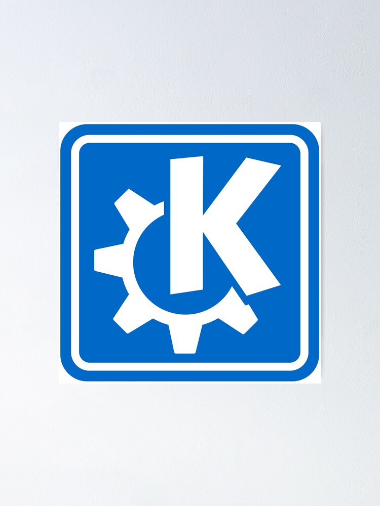 "KDE logo" Poster by Jugulaire | Redbubble