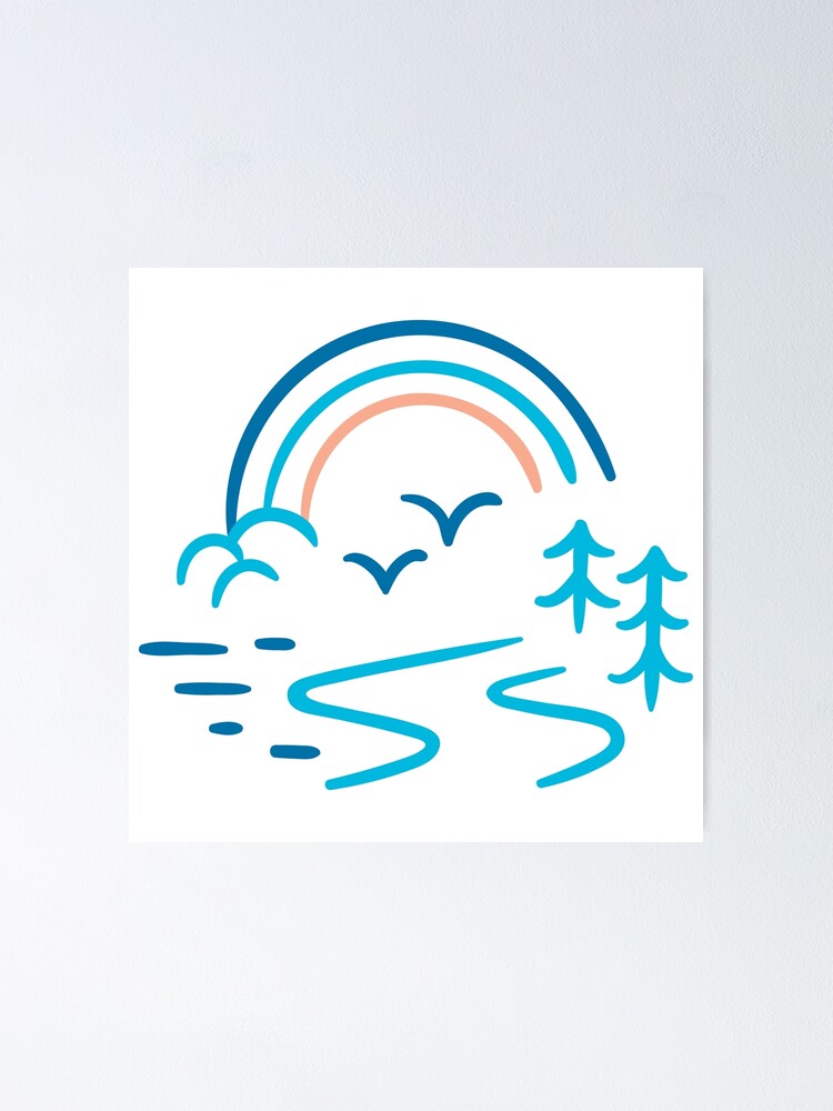 "Brave Trails Icon" Poster by BraveTrails | Redbubble