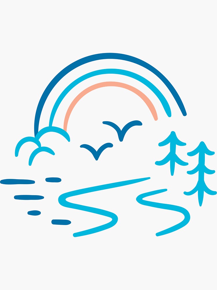 "Brave Trails Icon" Sticker for Sale by BraveTrails | Redbubble