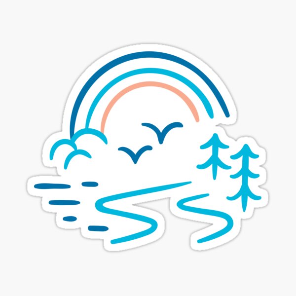 "Brave Trails Icon" Sticker for Sale by BraveTrails | Redbubble