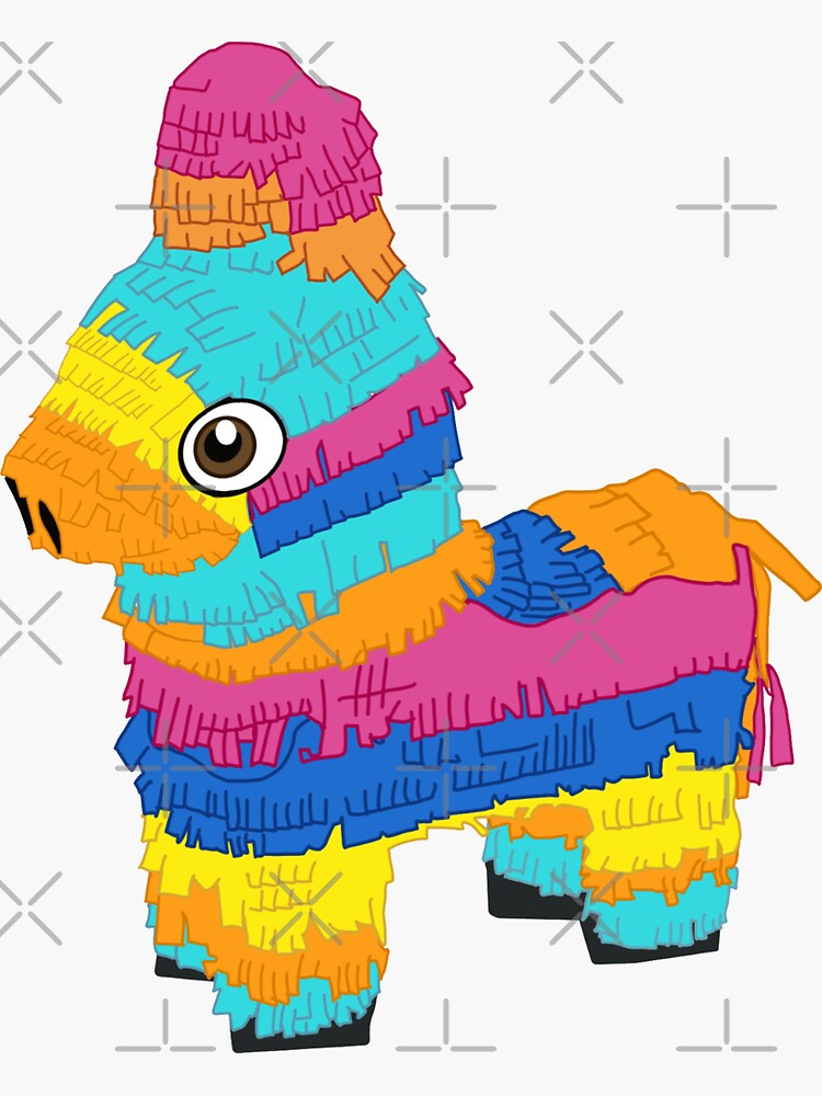 "Piñata " Sticker for Sale by SimplyVanza | Redbubble