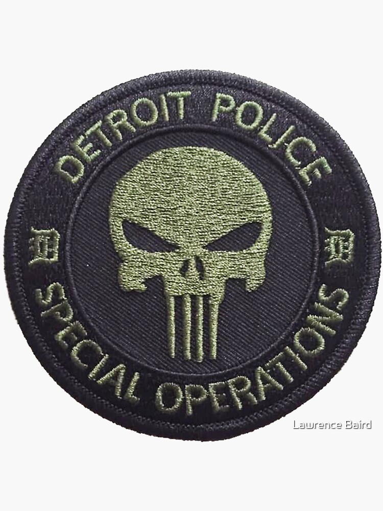 "Detroit Police Special Operations " Sticker for Sale by lawrencebaird ...