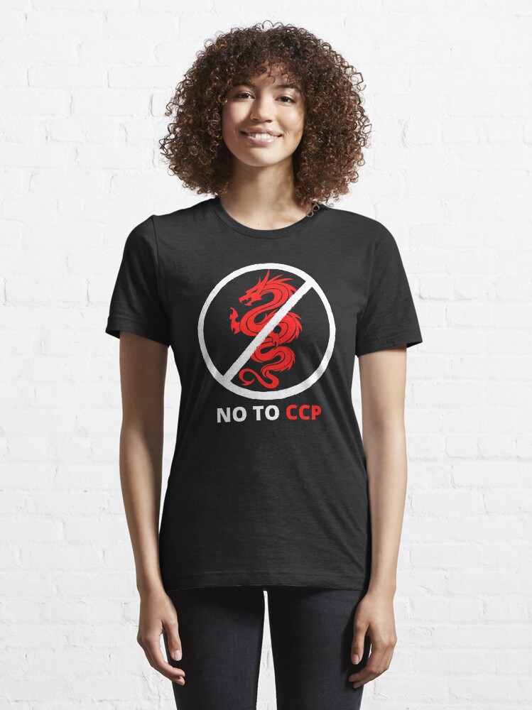 "Don't Let the CCP Take Over the World - Red and White" T-shirt for ...