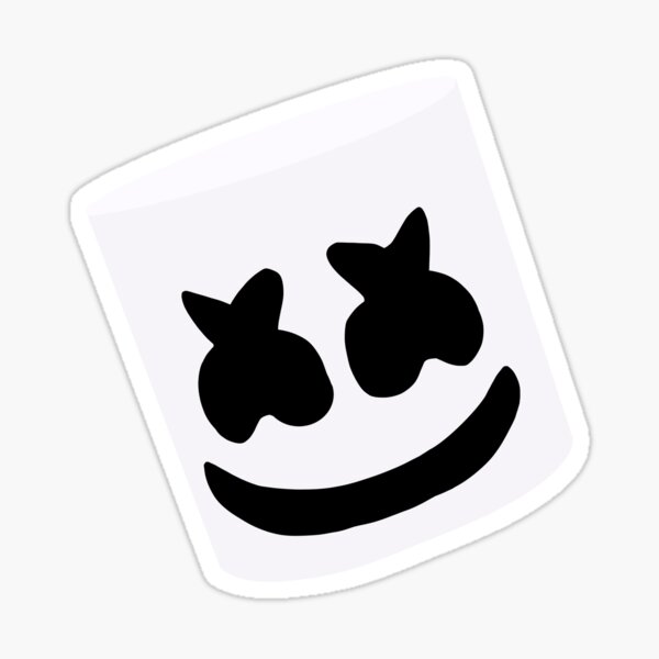 "Marshmello Fan Art" Sticker for Sale by TrendingByMel | Redbubble