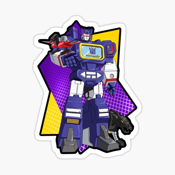 "Soundwave Transformers" Sticker for Sale by Scum-N-Villany | Redbubble