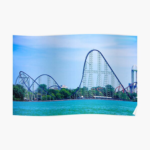 "Millennium Force - The Icon" Poster for Sale by bk31883 | Redbubble